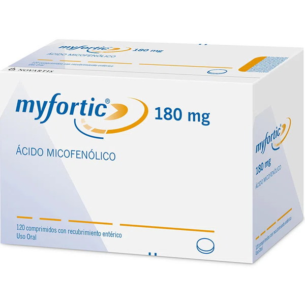 Myfortic 180mg dùng cho người ghép thận (12 vỉ x 10 viên)
