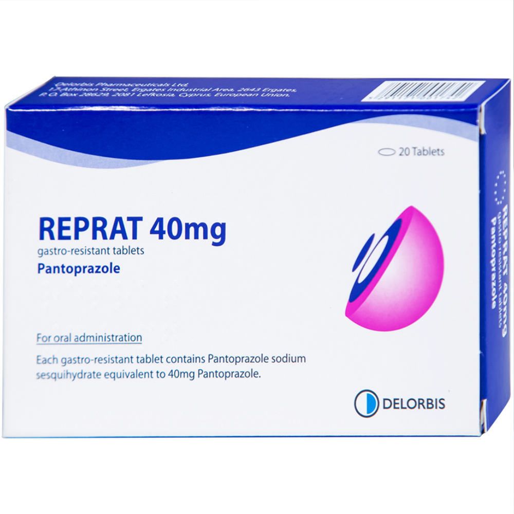 Reprat 40mg-Delorbis điều trị gì? Tác dụng phụ & Lưu ý