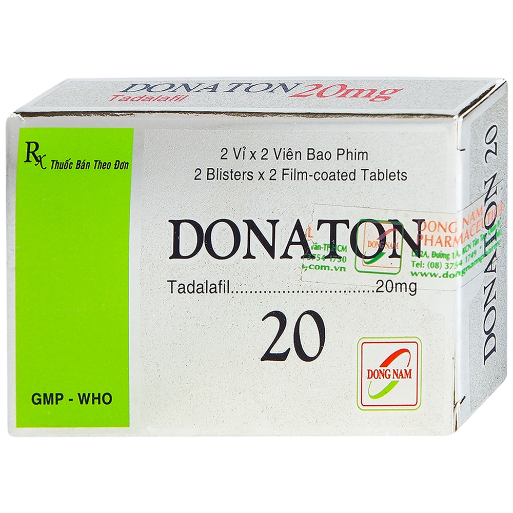 Thuốc Donaton 20 Dong Nam trị rối loạn cương dương