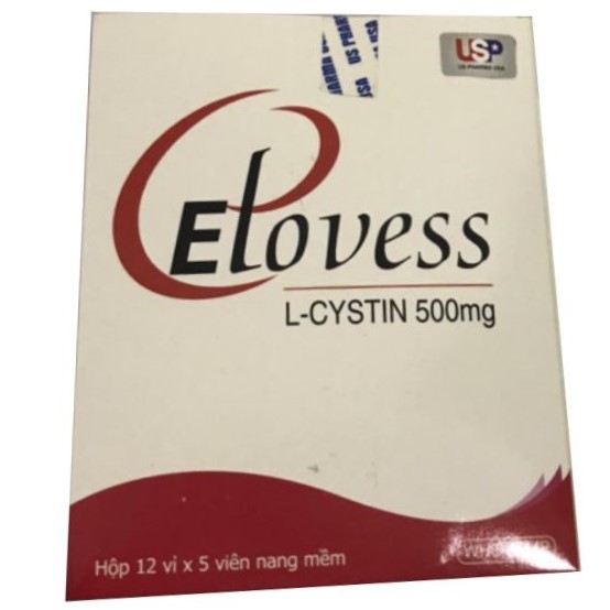 Thuốc Elovess 500mg USP dùng trong sạm da do mỹ phẩm, viêm da do thuốc ...