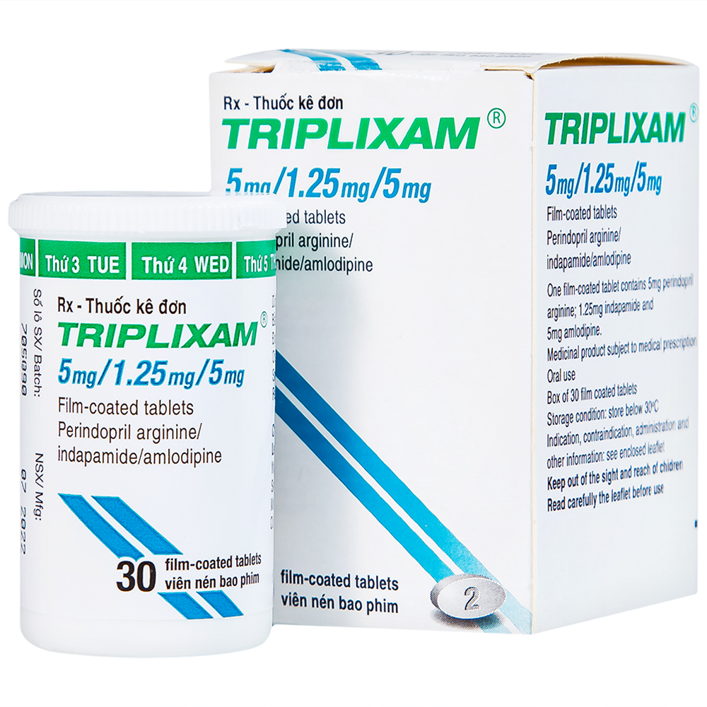 Thuốc Triplixam: Điều trị, kiểm soát và phòng ngừa huyết áp cao