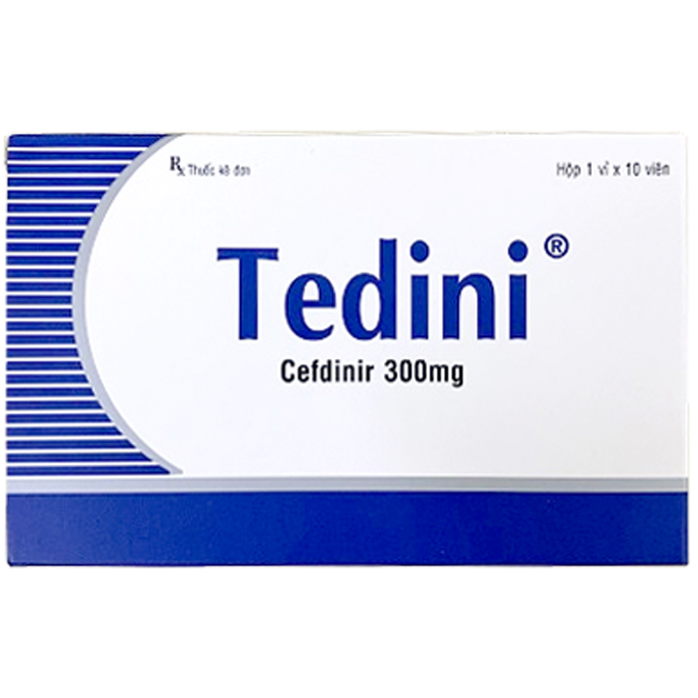 Thuốc Tedini 300mg Phil điều trị các nhiễm khuẩn nhẹ hoặc trung bình (1 ...