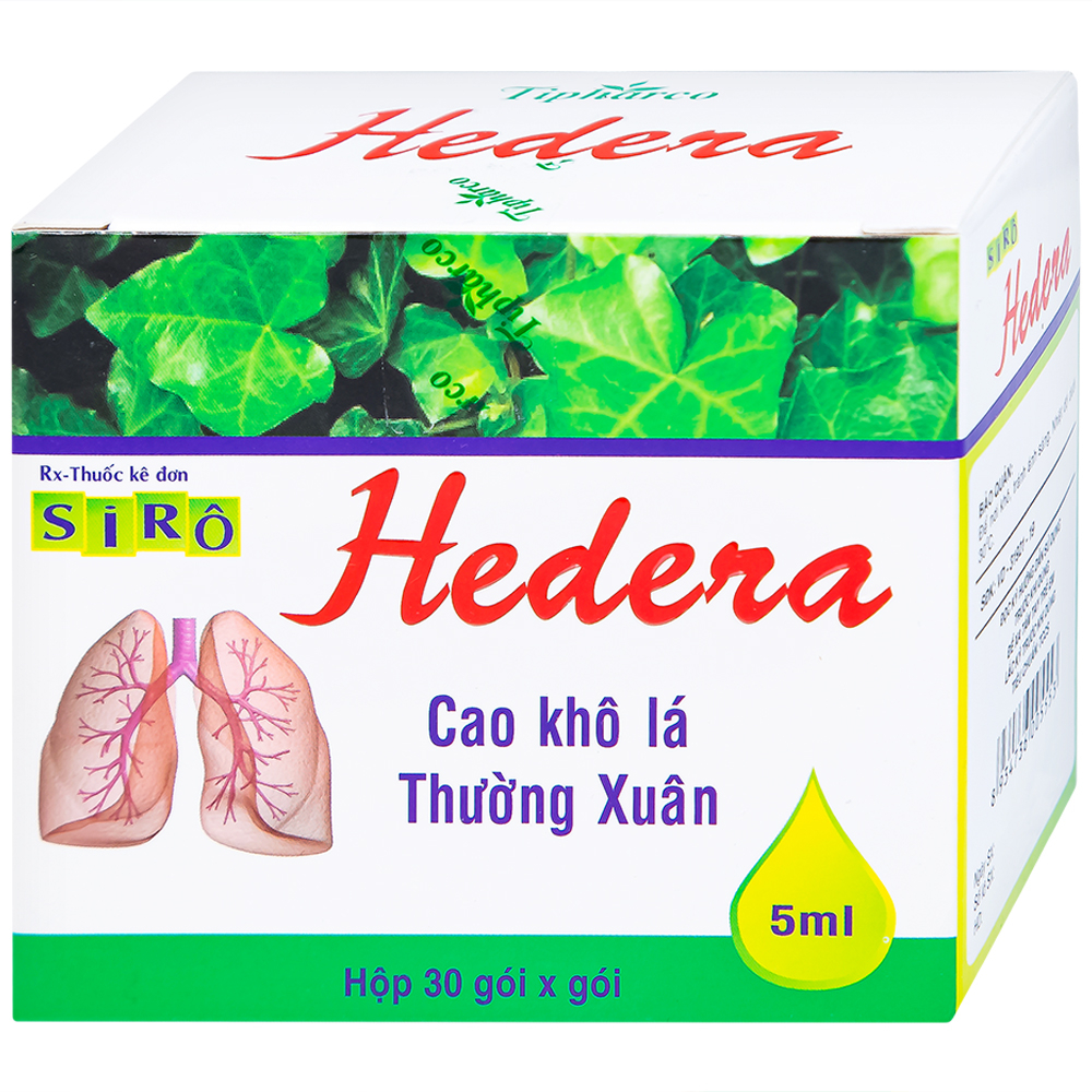 Siro Hedera Tipharco điều trị ho, viêm phế quản, viêm đường hô hấp (30 ...