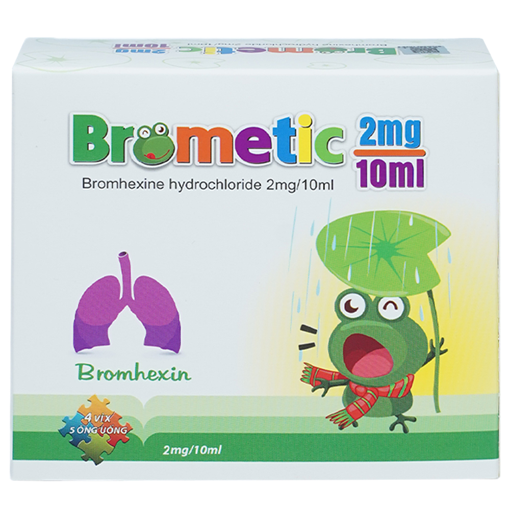 Thuốc Brometic 2mg/10ml làm loãng đờm trong các bệnh phế quản phổi cấp ...