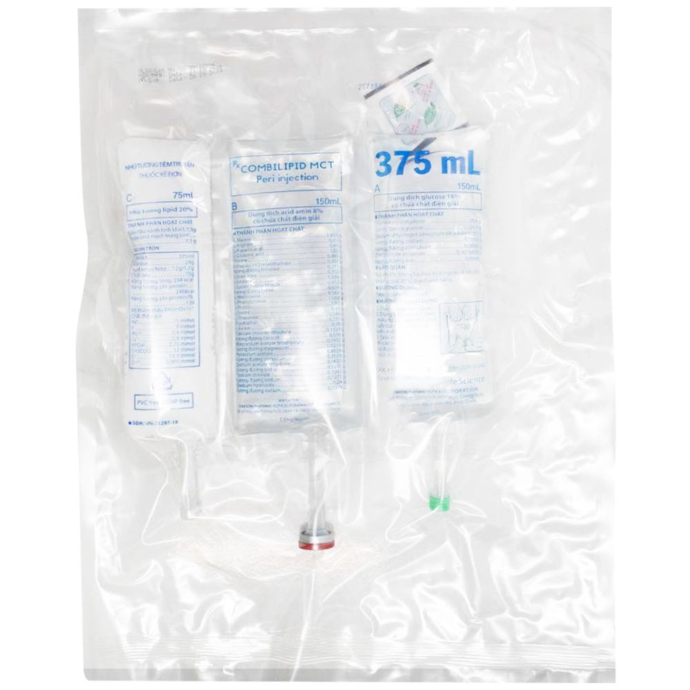 Dung dịch tiêm truyền tĩnh mạch Combilipid Mct Peri Injection JW ...