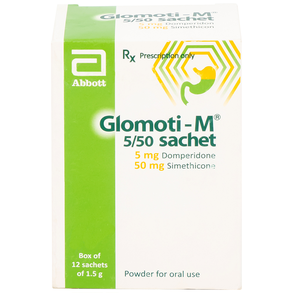 Glomoti-M 5 Sachet: Thuốc bột điều trị chứng nôn và buồn nôn