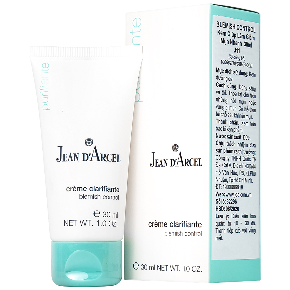 Kem bôi Blemish Control Jean d'Arcel hỗ trợ giảm mụn (30ml)