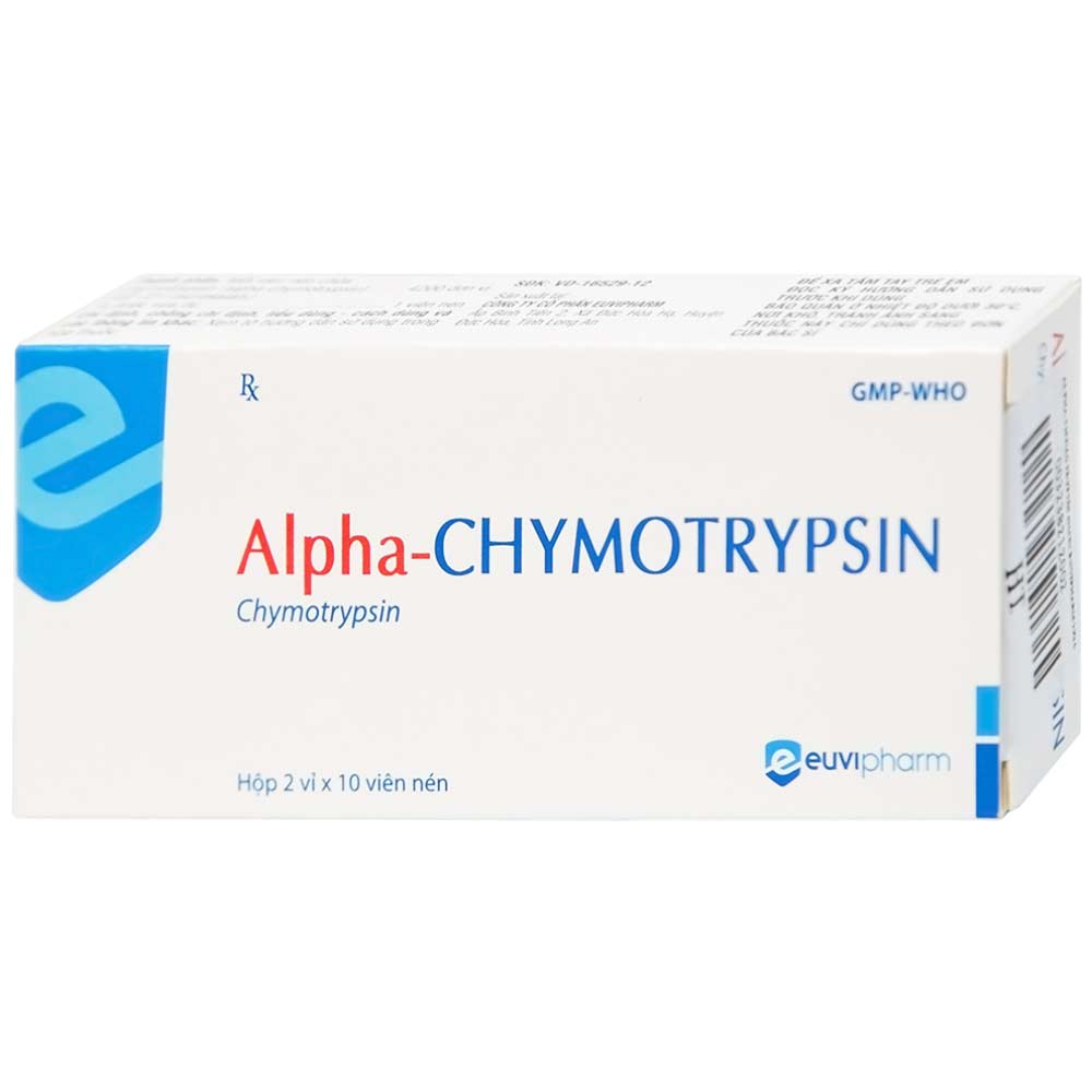 Thuốc Alpha Chymotrypsin điều trị phù nề sau chấn thương, bỏng
