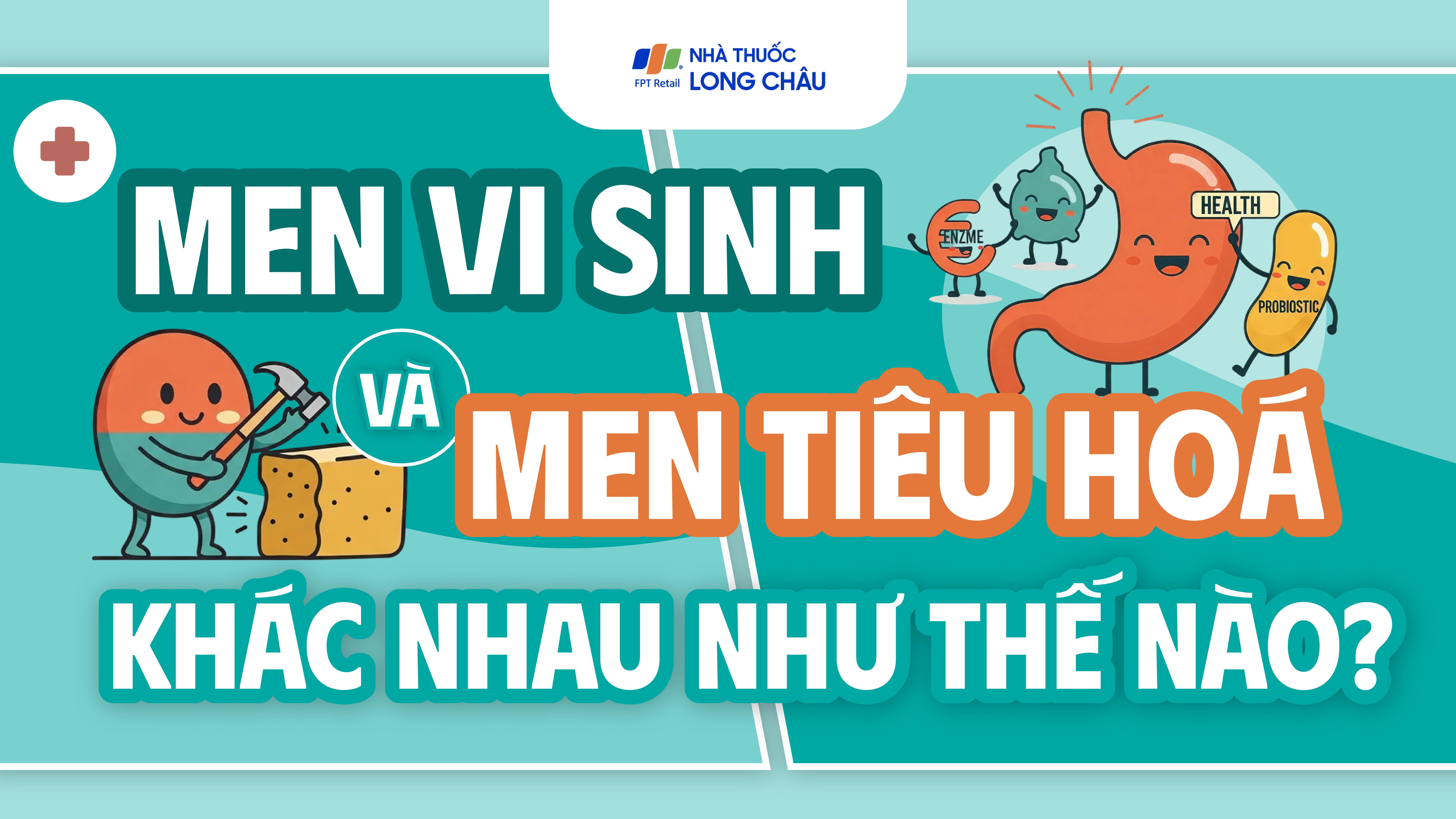 [Infographic] Men vi sinh và men tiêu hóa khác nhau như thế nào? - Nhà ...