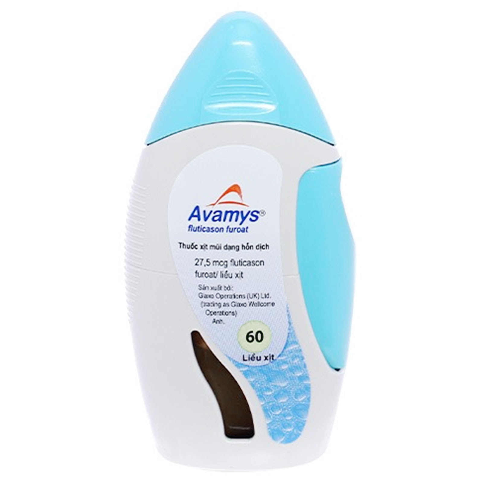 Thuốc xịt mũi Avamys 27.5Mcg trị viêm mũi dị ứng (60 liều xịt)