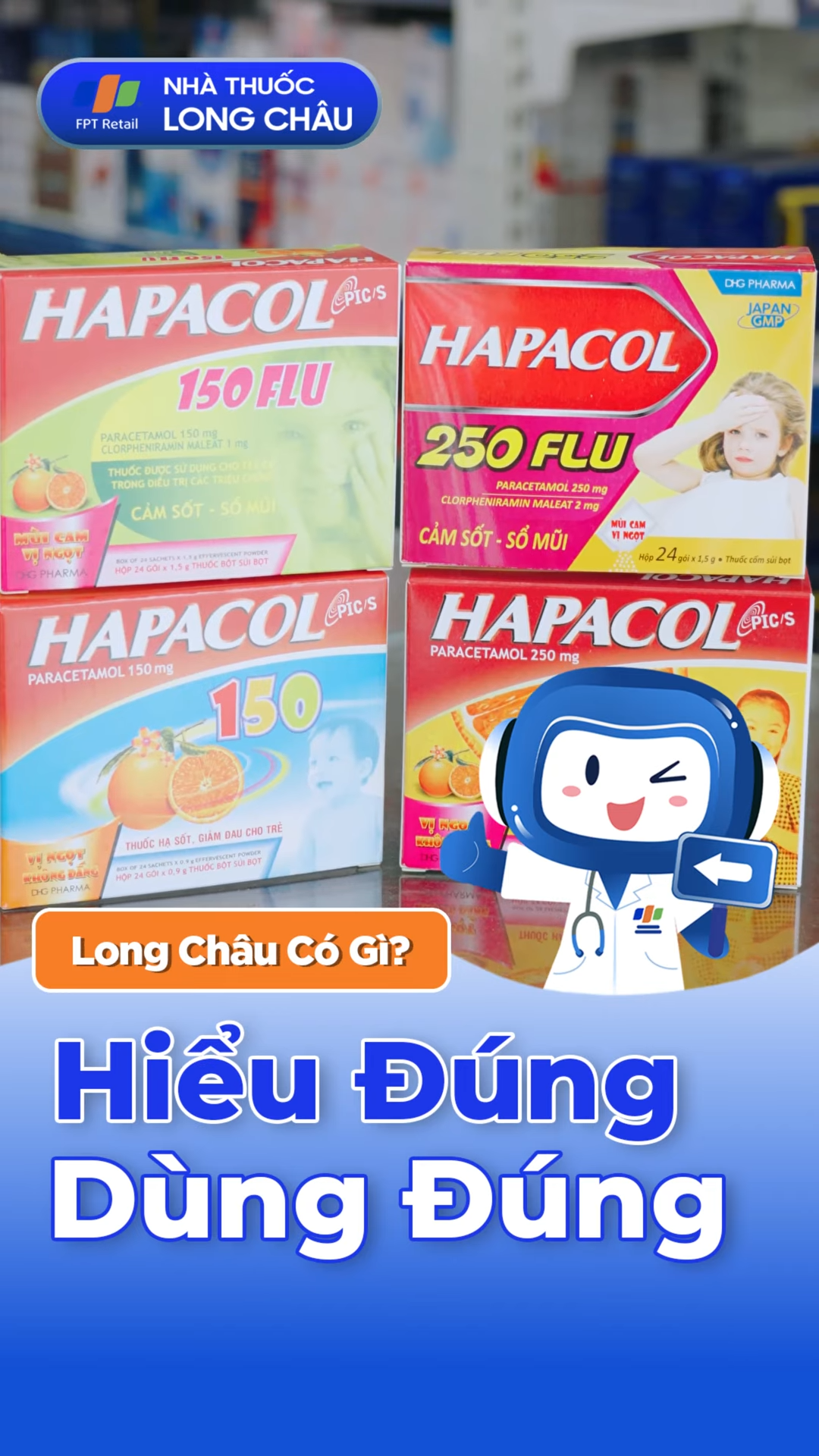 Hapacol thường và Hapacol Flu: Khác nhau ở điểm nào? - Nhà thuốc FPT ...