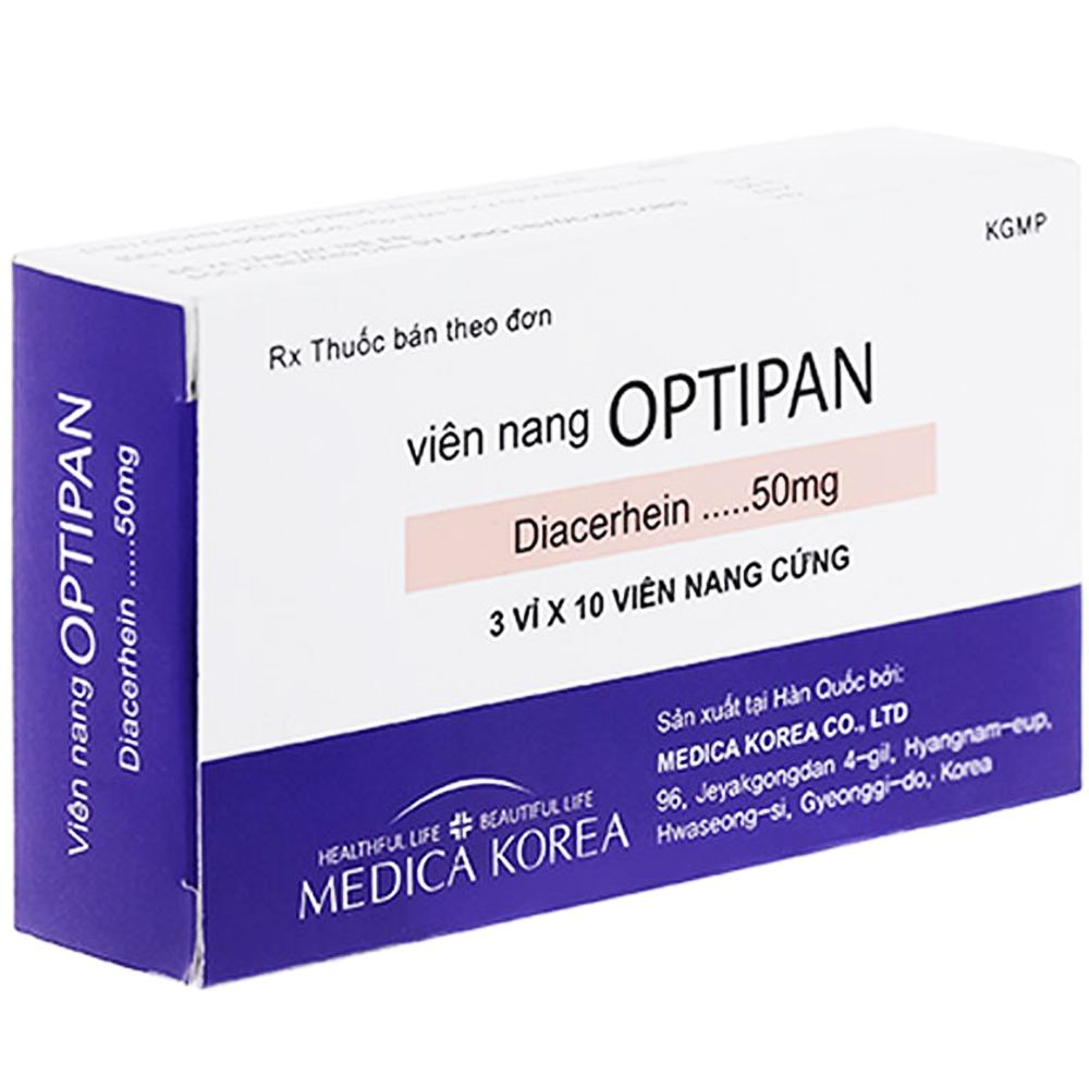 Viên nang Optipan 50mg Medica Korea điều trị thoái hóa khớp (3 vỉ x 10 ...