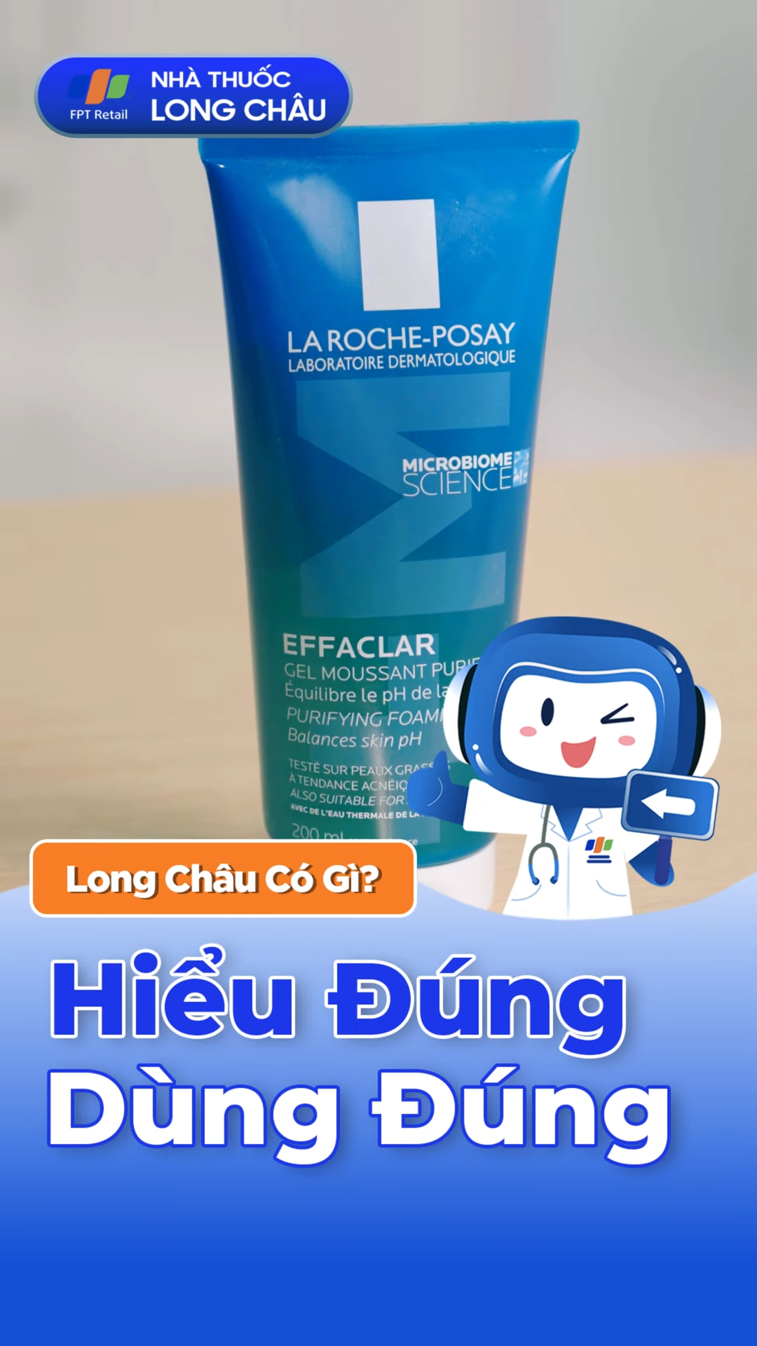 Gel rửa mặt La Roche-Posay Effaclar phiên bản cải tiến mới - Nhà thuốc ...