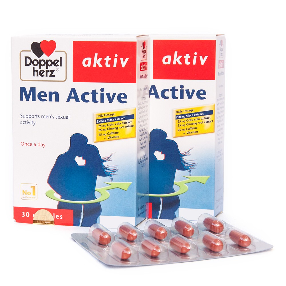 Tăng cường sinh lực nam giới nhờ viên uống Aktiv Men Active - Nhà thuốc ...
