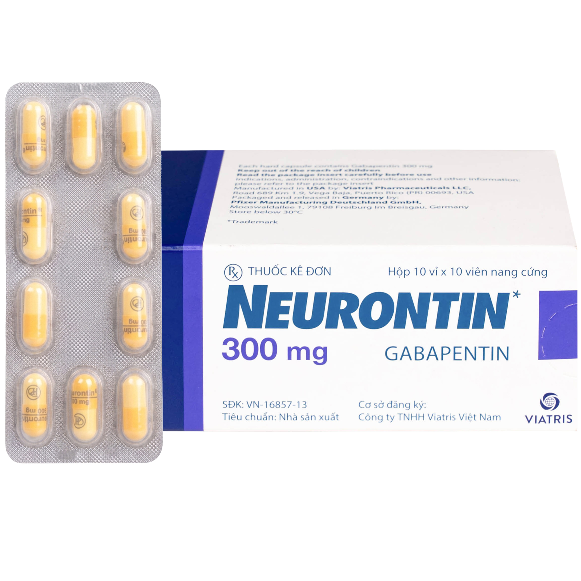 Neurontin 300mg là thuốc gì? Công dụng, cách dùng, lưu ý